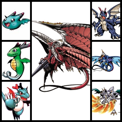 Dracomon Line Coredramon (Blue) ~ MEU×DIGIMON