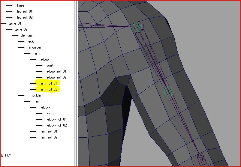 TD Matt: No-flip upper arm roll joints