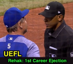 MLB Ejection 033 - Jeremie Rehak (1; John Gibbons) | Close Call Sports ...