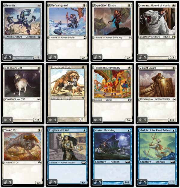 Magic the Gathering Adventures: Vanilla Creatures