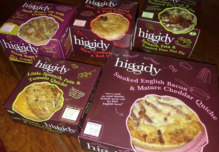 The Brick Castle: Higgidy Pies and Quiches at home - and out and about.
