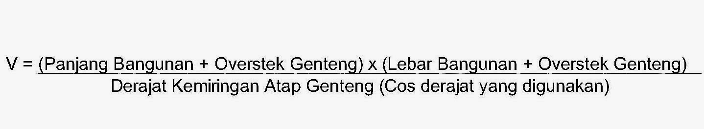 Menghitung Volume Rangka Atap Baja Ringan dan kebutuhan Material