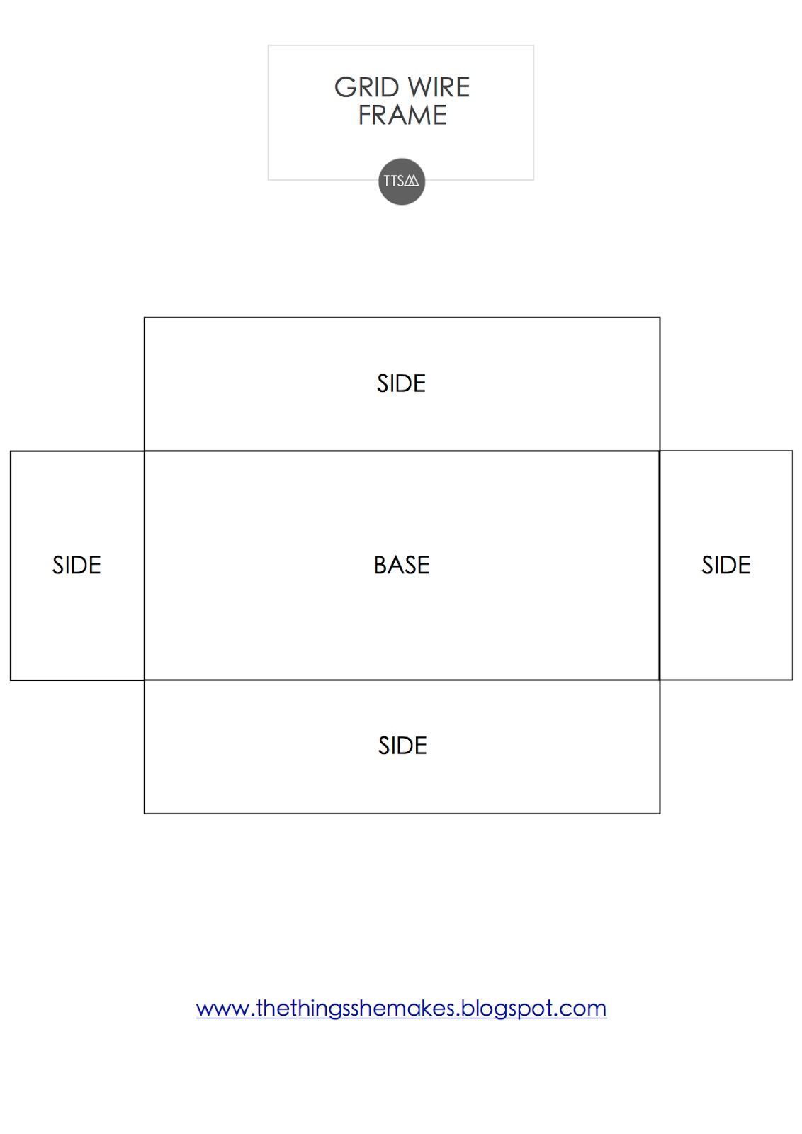 DIY Home Decor | Mini Grid Wire Frame | The Things She Makes