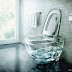 Creative transparent Glass toilets new design