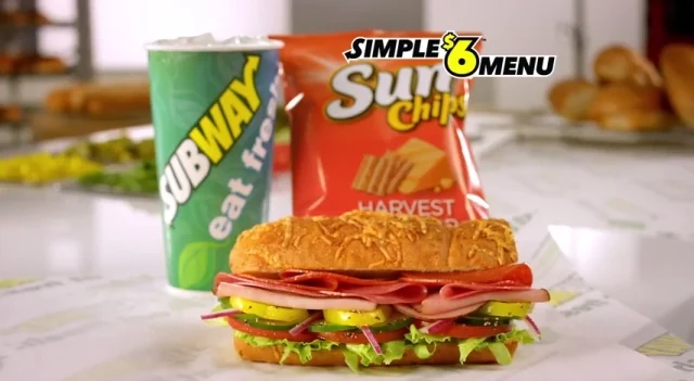 Subway 2014 November Specials - New Simple $6 Menu
