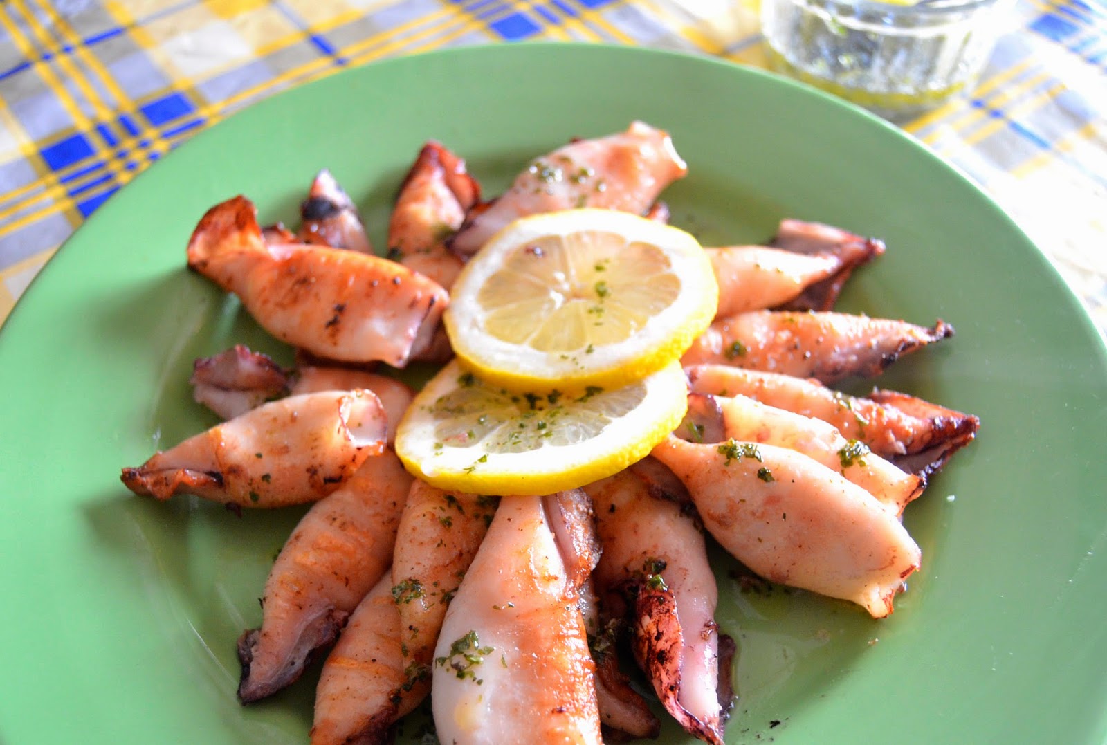 Meta Pantagruel: Lulas grelhadas