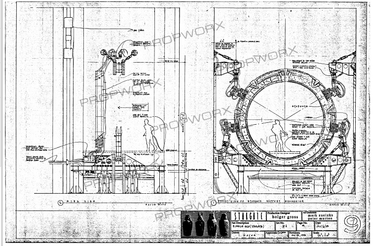 Anyone know why the stargate was designed by the production team with 9 ...