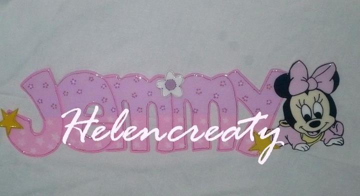 helencreaty: Nombres para bebe ... nombre Jemmy con minie mouse y Tomas ...