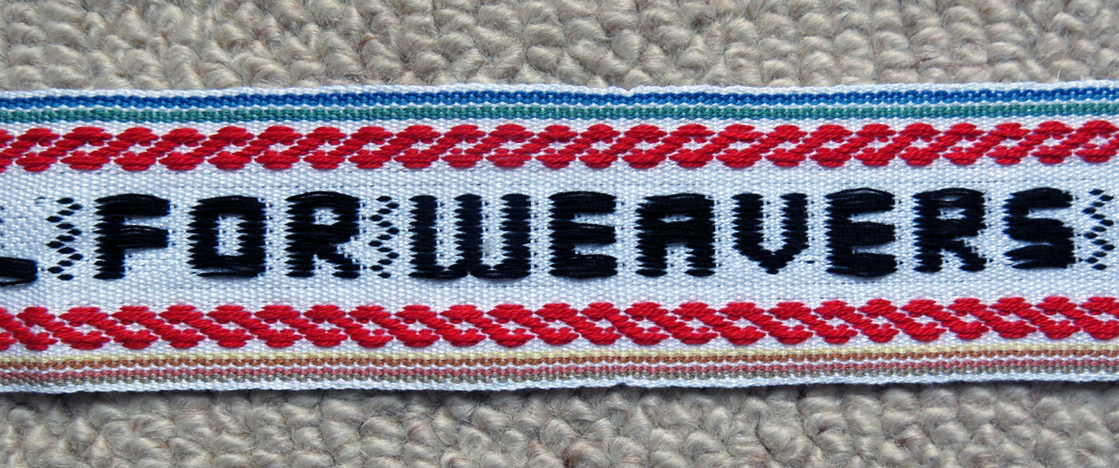 Durham Weaver: Weaving Letters