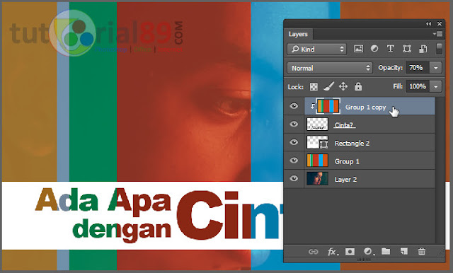 Cara membuat efek poster AADC dengan photoshop - Tips Merawat