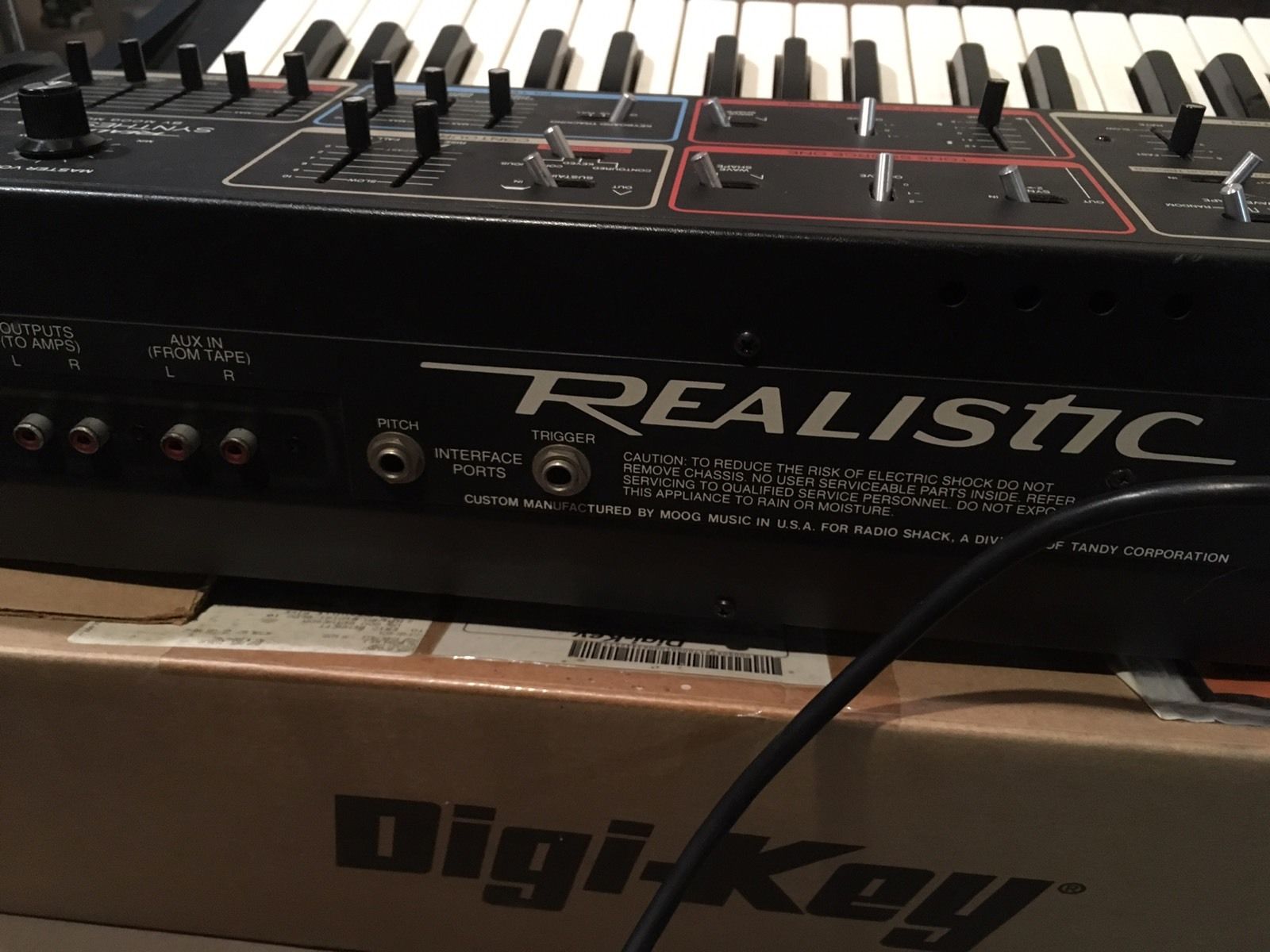 MATRIXSYNTH: Realistic Concertmate MG-1 Synthesizer by Moog Music SN 7021