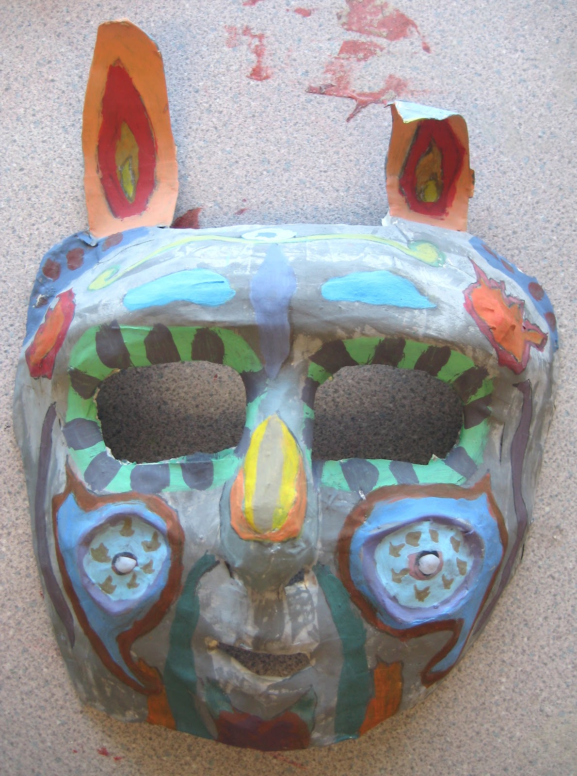 Student Artwork: Year 7 Mask Project