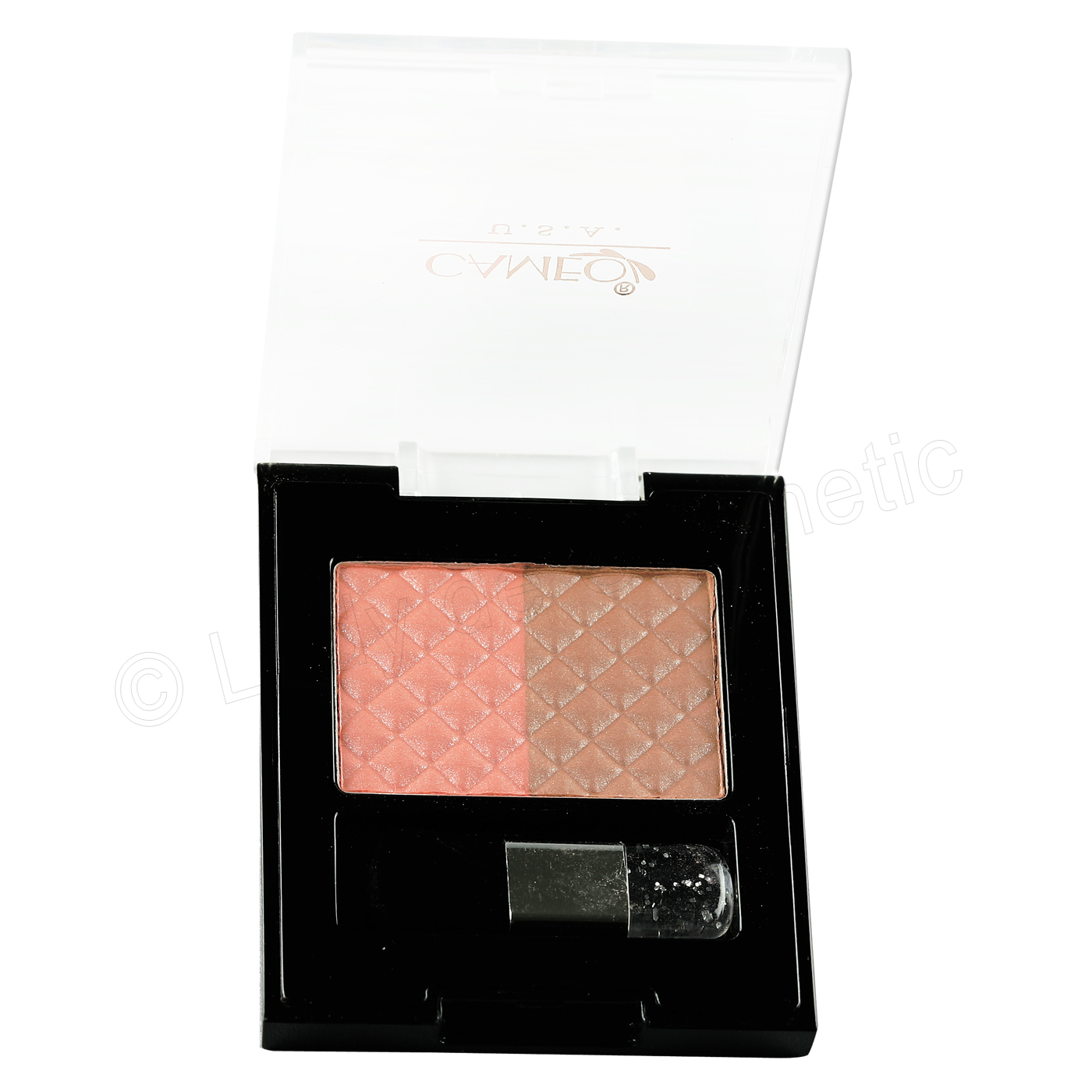 Ladycosmetic: Cameo 2-Color Powder Blusher (Dark Complexion) 231-23