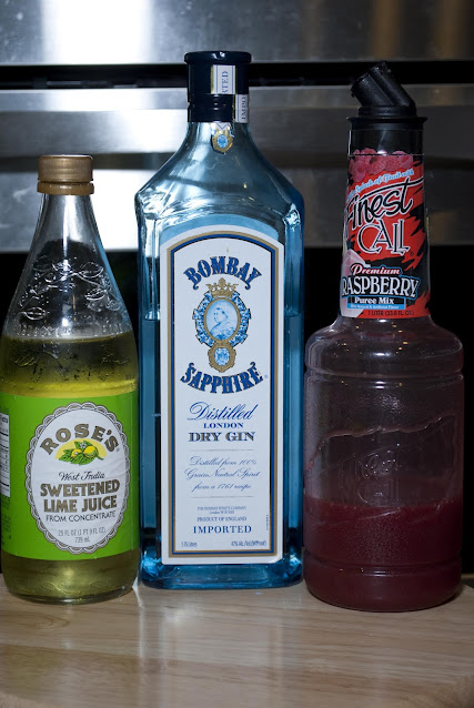 Raspberry Gimlet - A Year of Cocktails