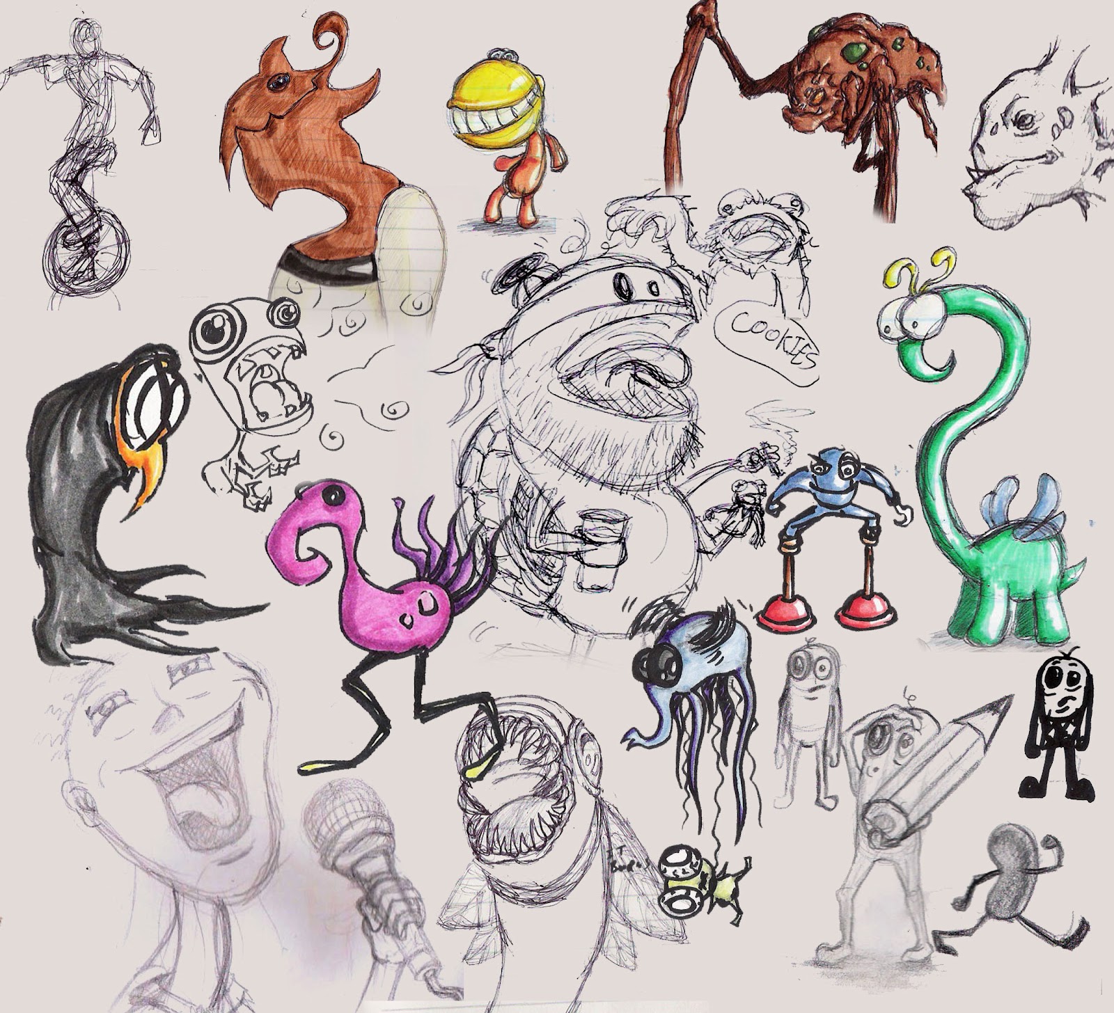 Fluffball of life: Doodles... Doodles EVERYWHERE!