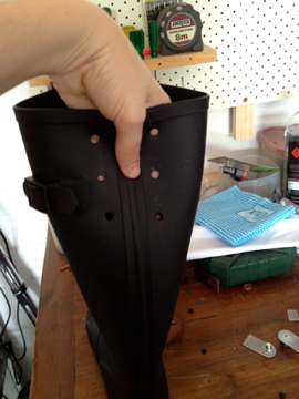 whitebrickwall: DIY: Gumboots Gloriously Modified