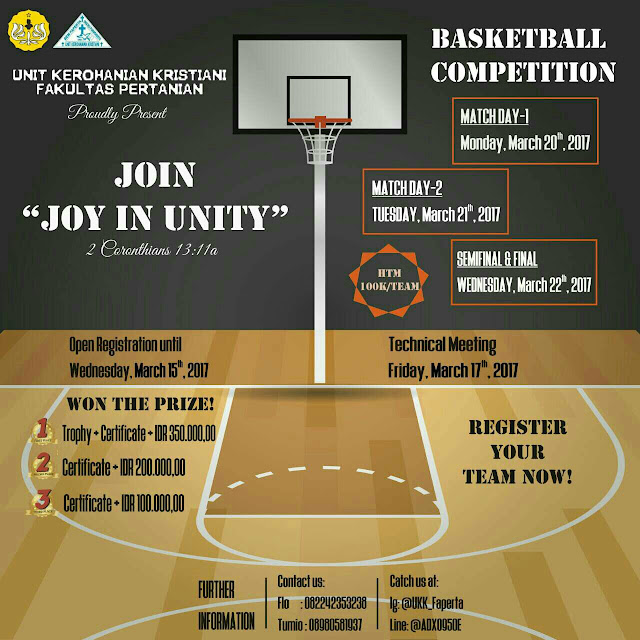 Basketball Competition JOIN "Joy In Unity" - 26th Anniversary UKK