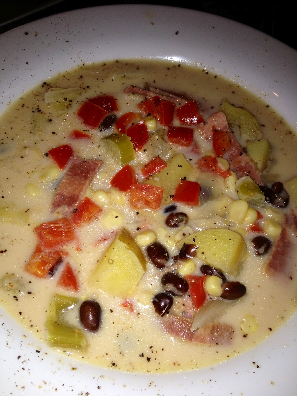 Recipes by Ryann: Turkey Bacon and Corn Crock Pot Chowder