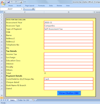 280 challan excel - drivemsa