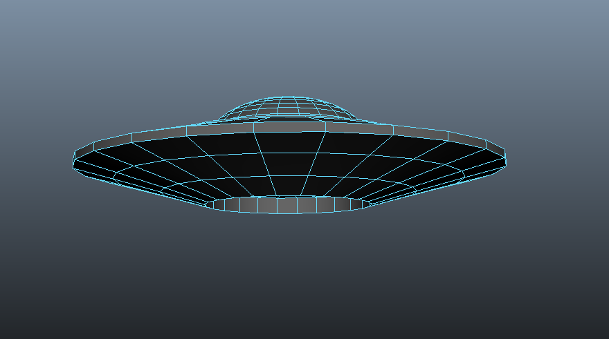 Sahir Rahman: Maya 3D - UFO
