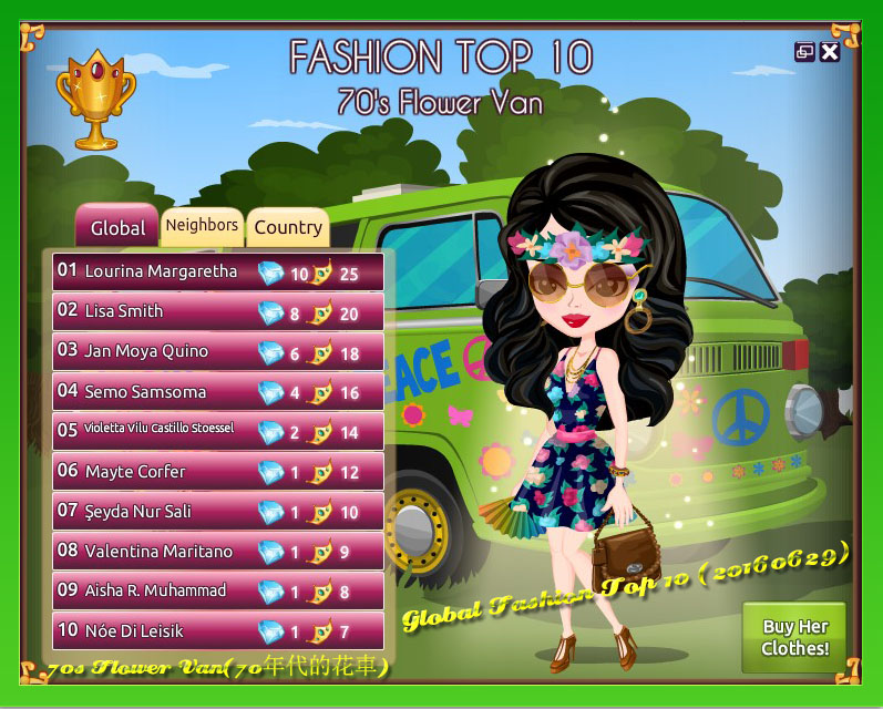 Our Fashland: 17.70s Flower Van(70年代的花車)