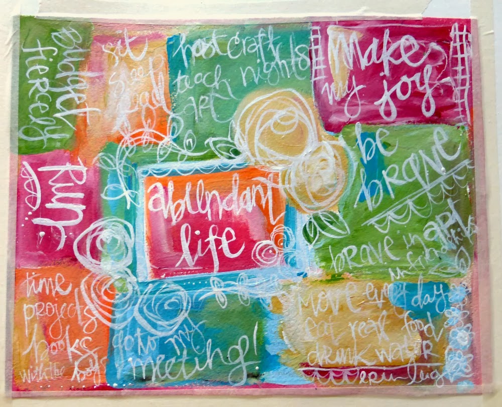 Art by Erin Leigh: Art Journaling Your One Little Word