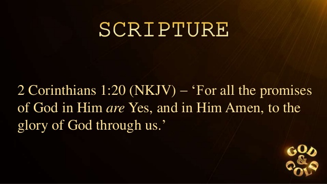 Prayer Pointers 2 Corinthians 1 20 Gods Promises Are Sure