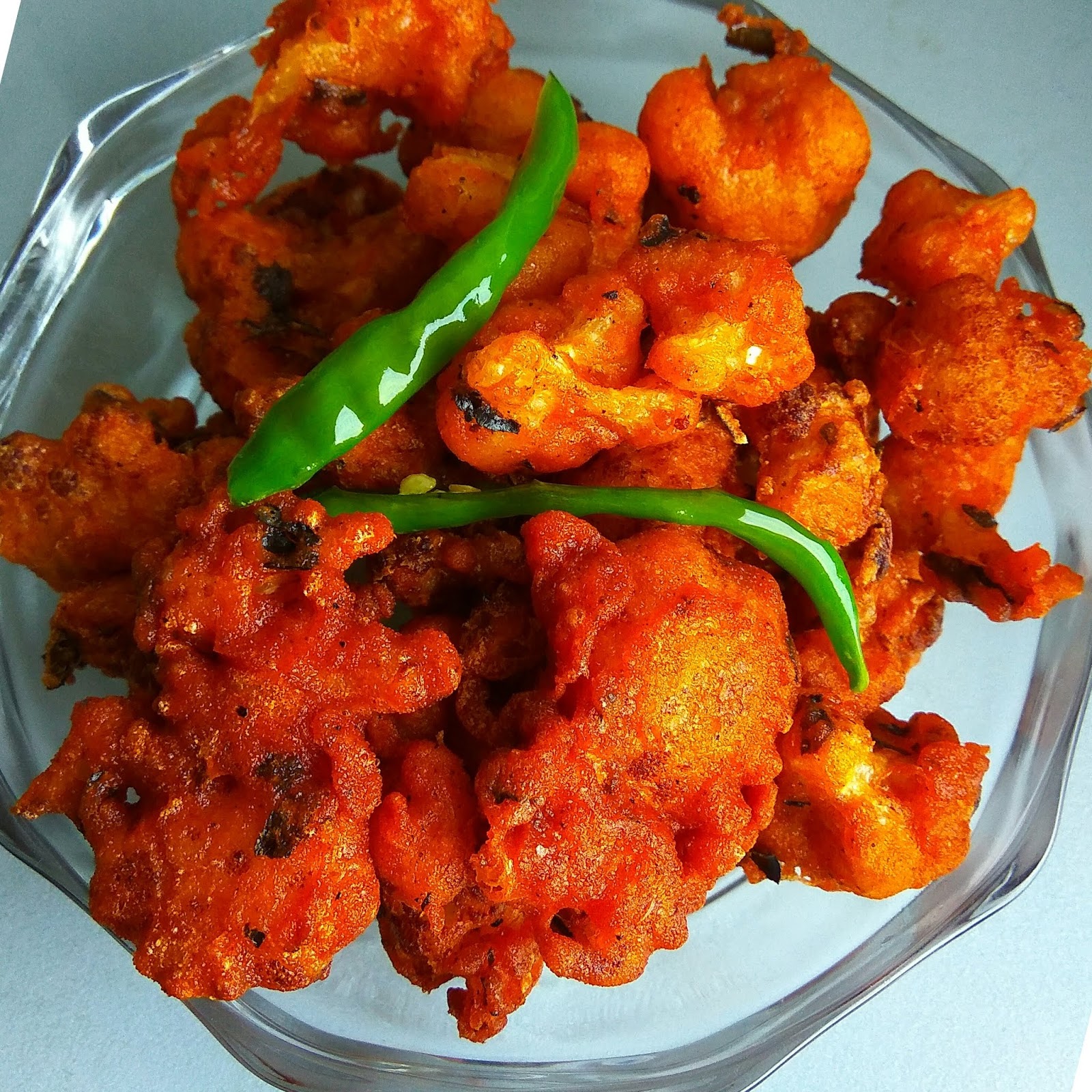 Bharathi's Kitchen: Gobi 65 Restaurant style