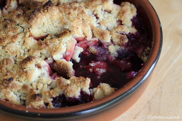 Flo en cuisine: Crumble aux fruits rouges