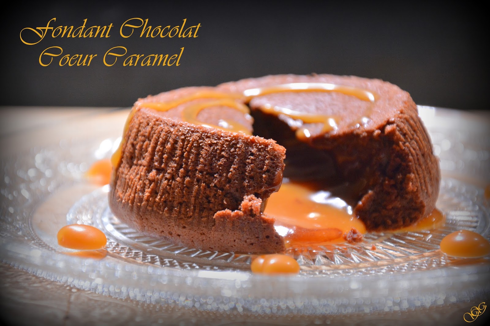 pointGleblog: Fondant Chocolat Coeur Caramel
