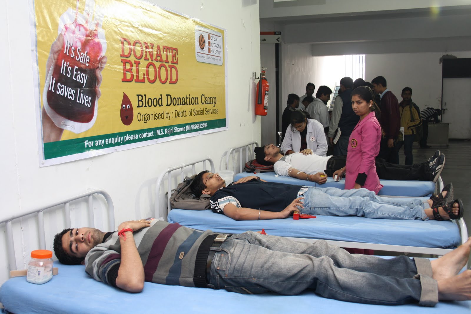 Lovely Professional University: LPU Organized Three-Days Blood Donation ...
