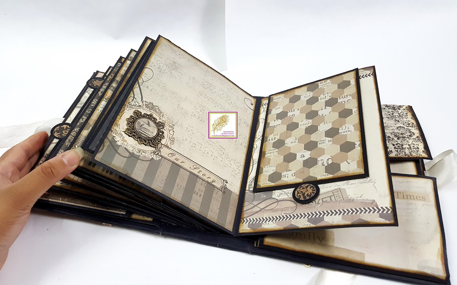 VREnchanted Color, Craft & more....: Vintage Memories Mini Album/Scrapbook