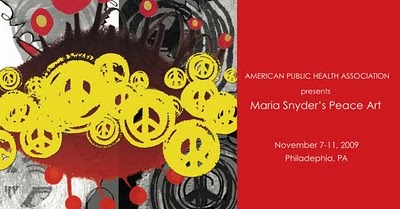 Maria Snyder News: PEACE ART AND MARIA SNYDER