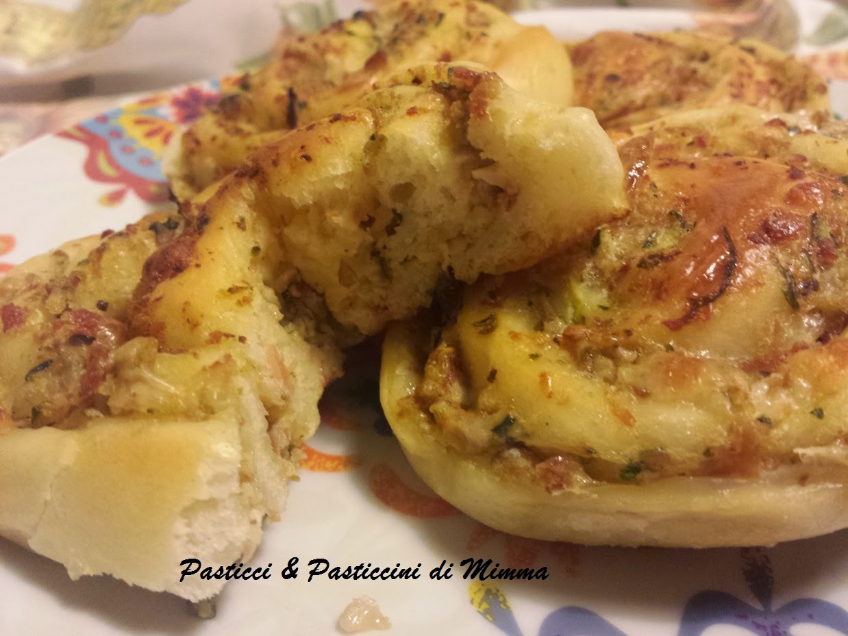 Pasticci & Pasticcini di Mimma: GIRELLE DI PASTA BRIOCHE SALATE ...