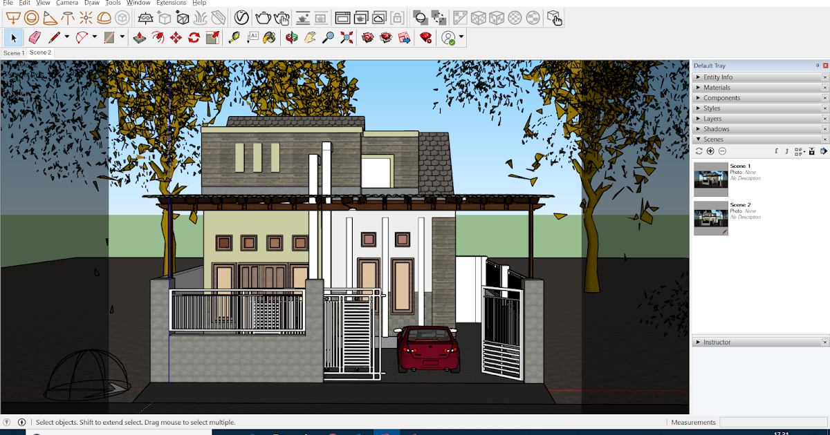 Cara menggunakan Layout pada Sketchup