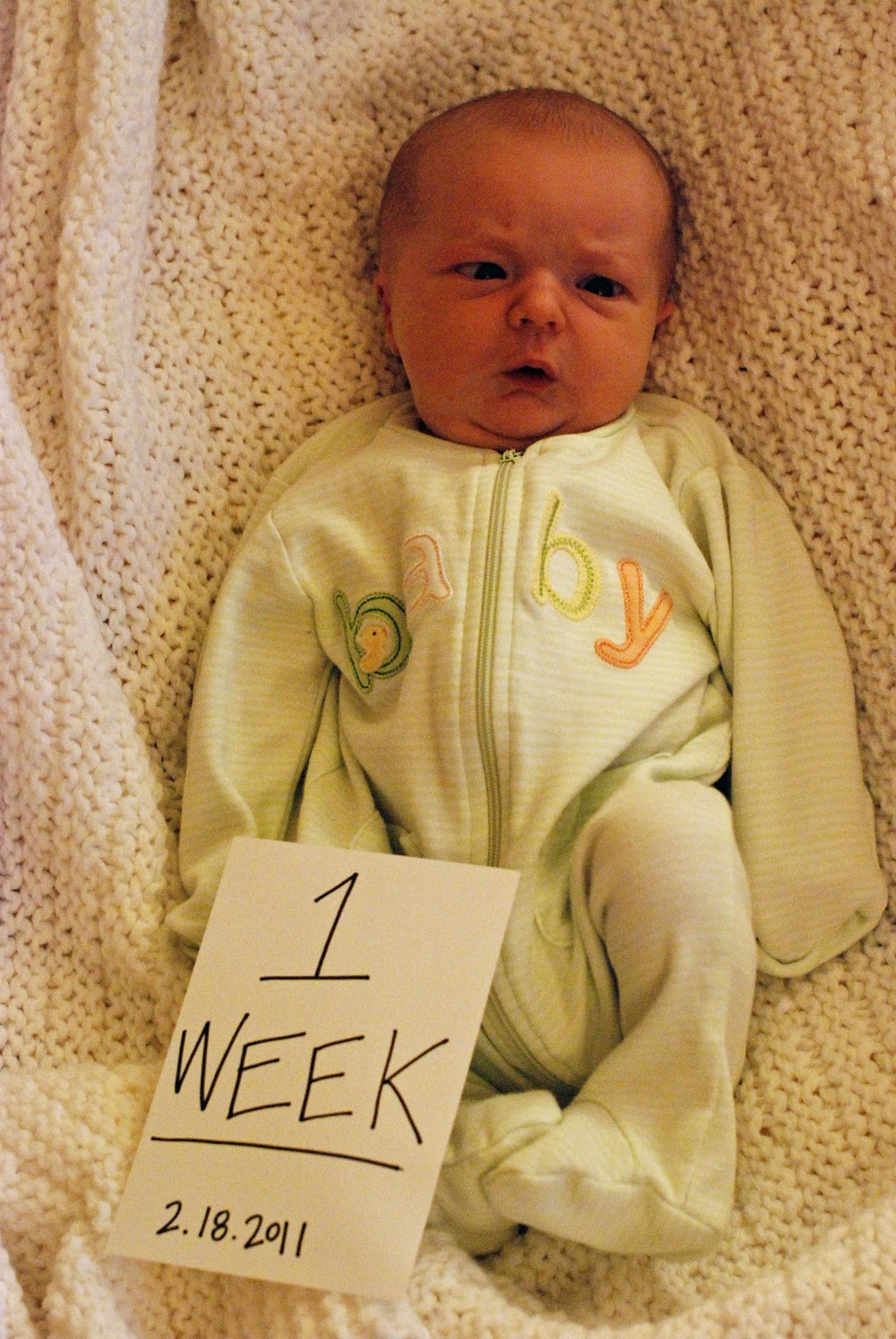 Every Night's a Weekend: Happy One Week!
