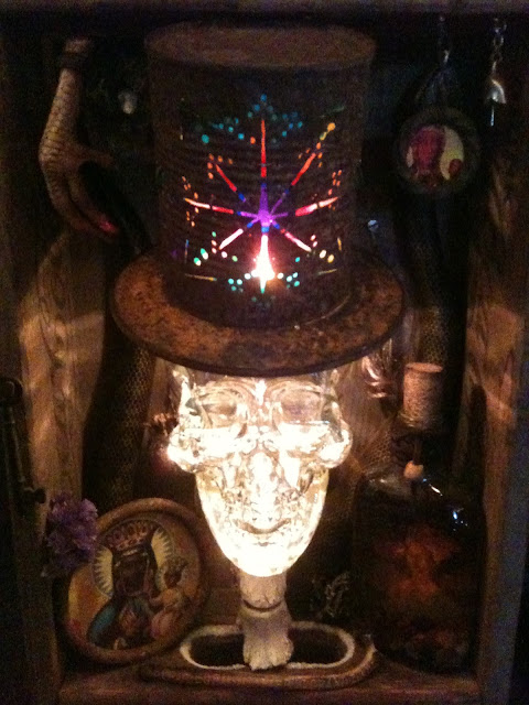 Rusty Eyeball Creations: Voodoo Alter Night Light
