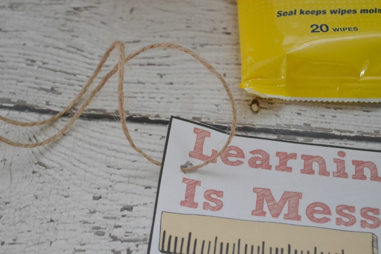 Back To School Teacher Gift - Learning Is Messy! - Building Our Story