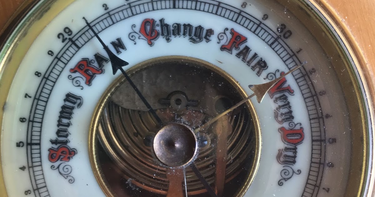 My Barometer Continues to Show Falling Pressure