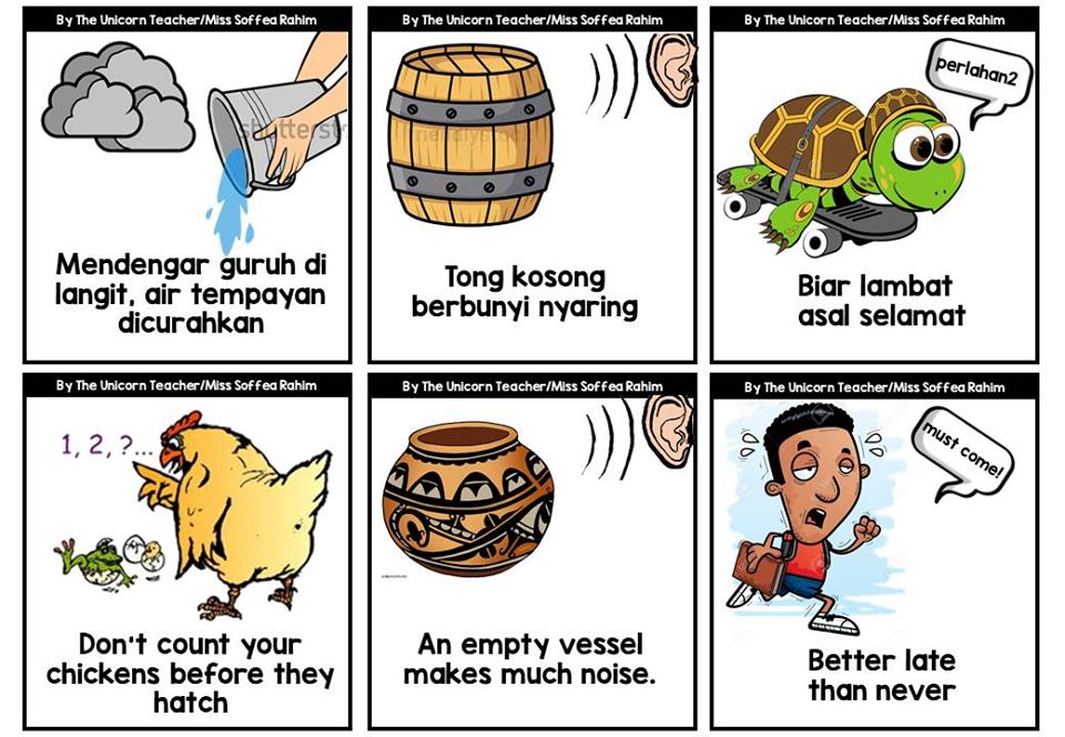 Update 40 Sets English Proverbs Equivalent To Peribahasa by Teacher ...