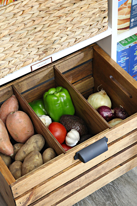 IHeart Organizing: Do It Yourself! A Great Divided Produce Crate