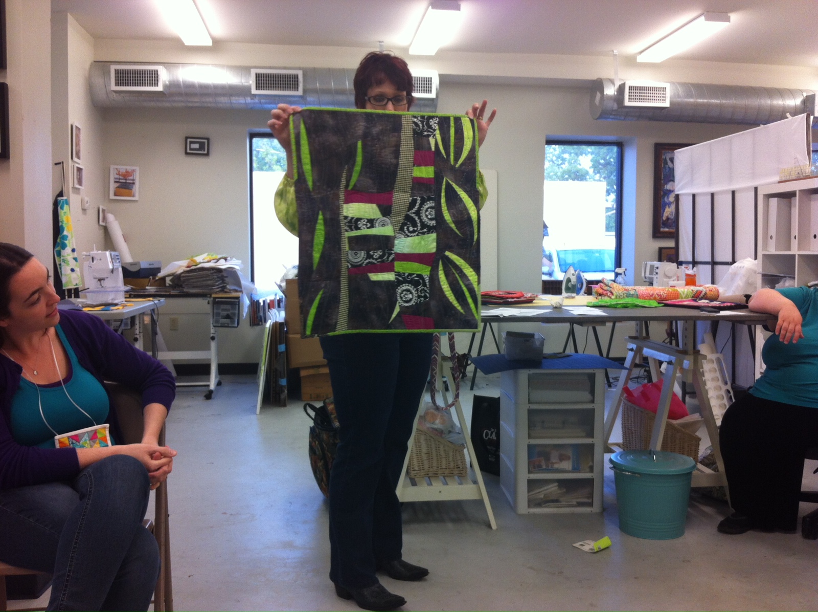 Fort Worth Modern Quilt Guild: Wonky Paint Chip Challenge