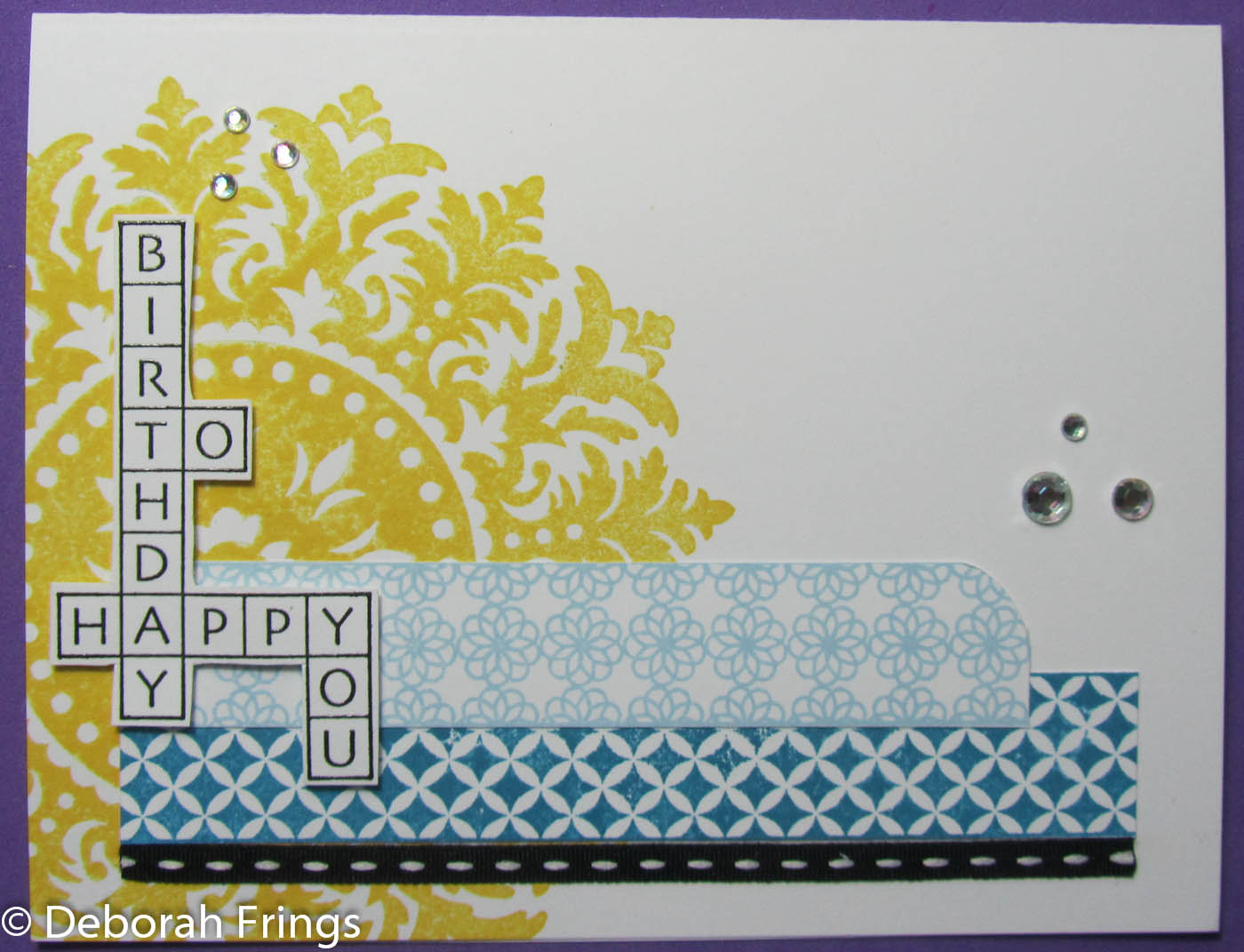 Deborah's Gems: Crossword birthday ....