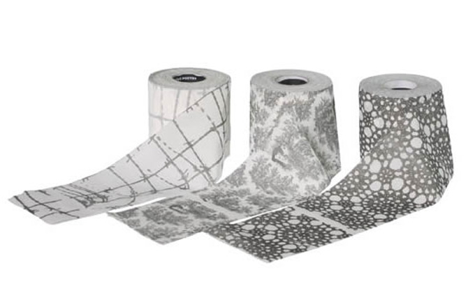 Trés Chic: Decorated Toilet Paper