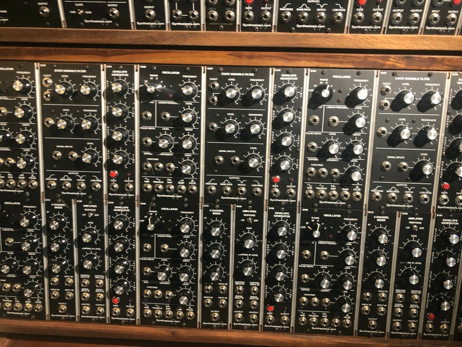 MATRIXSYNTH: Synthesizers.com Modular Synth System w/ Custom Walnut ...