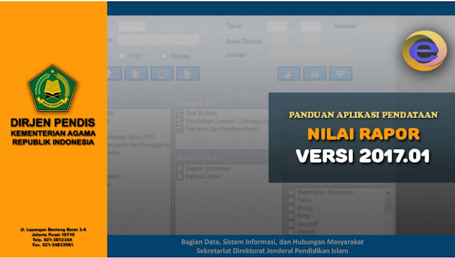 Panduan Aplikasi Pendataan Nilai Raport MI, MTs, MA Tahun 2017 - SIAP UJIAN