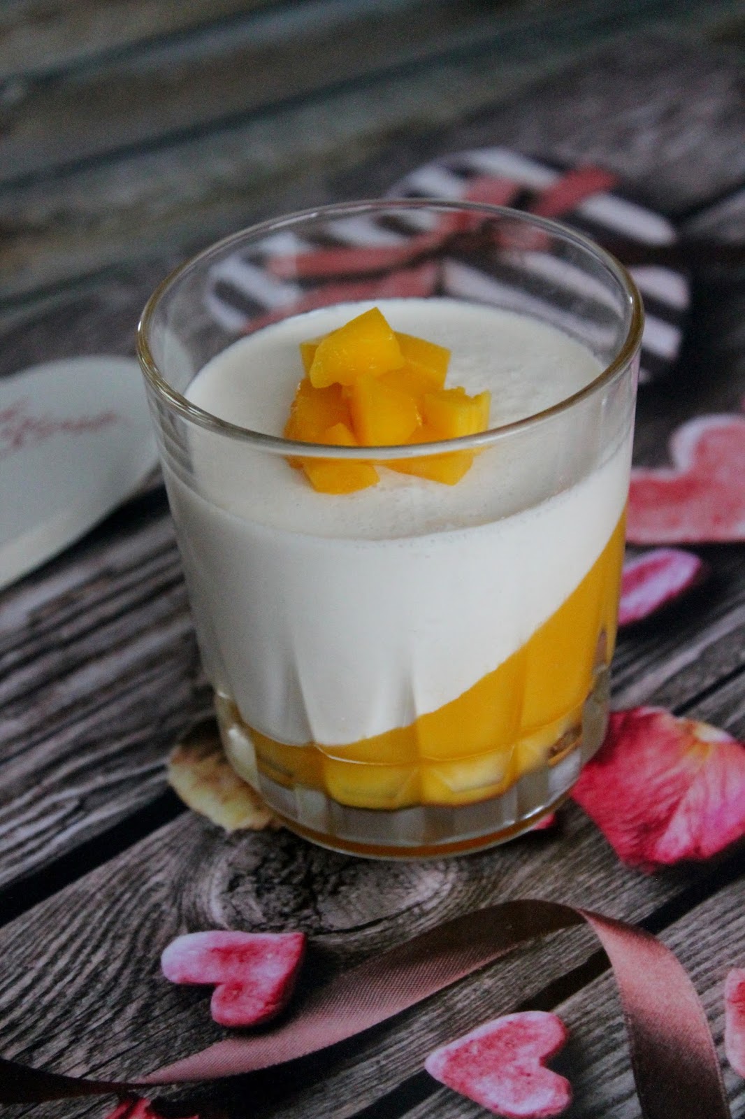 Panna-cotta à la mangue