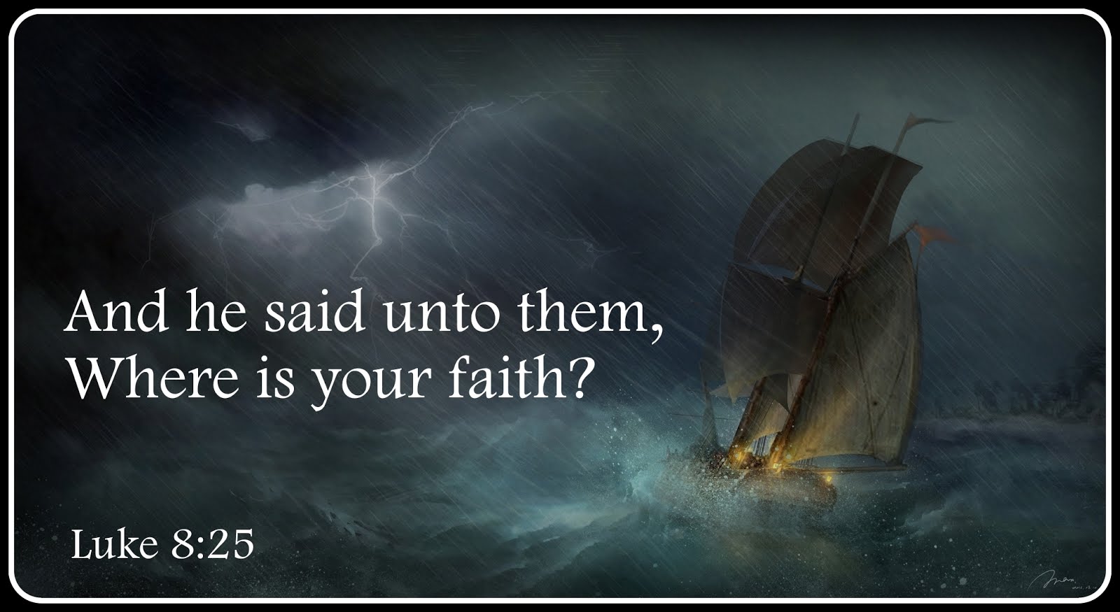 Meet Me At Calvary: Do You Really Know Jesus? #5: New Faith Luke 8:22-25