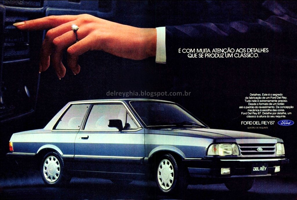 Ford Del Rey: Mais uma da Seção Publicidade: Ford Del Rey 87.