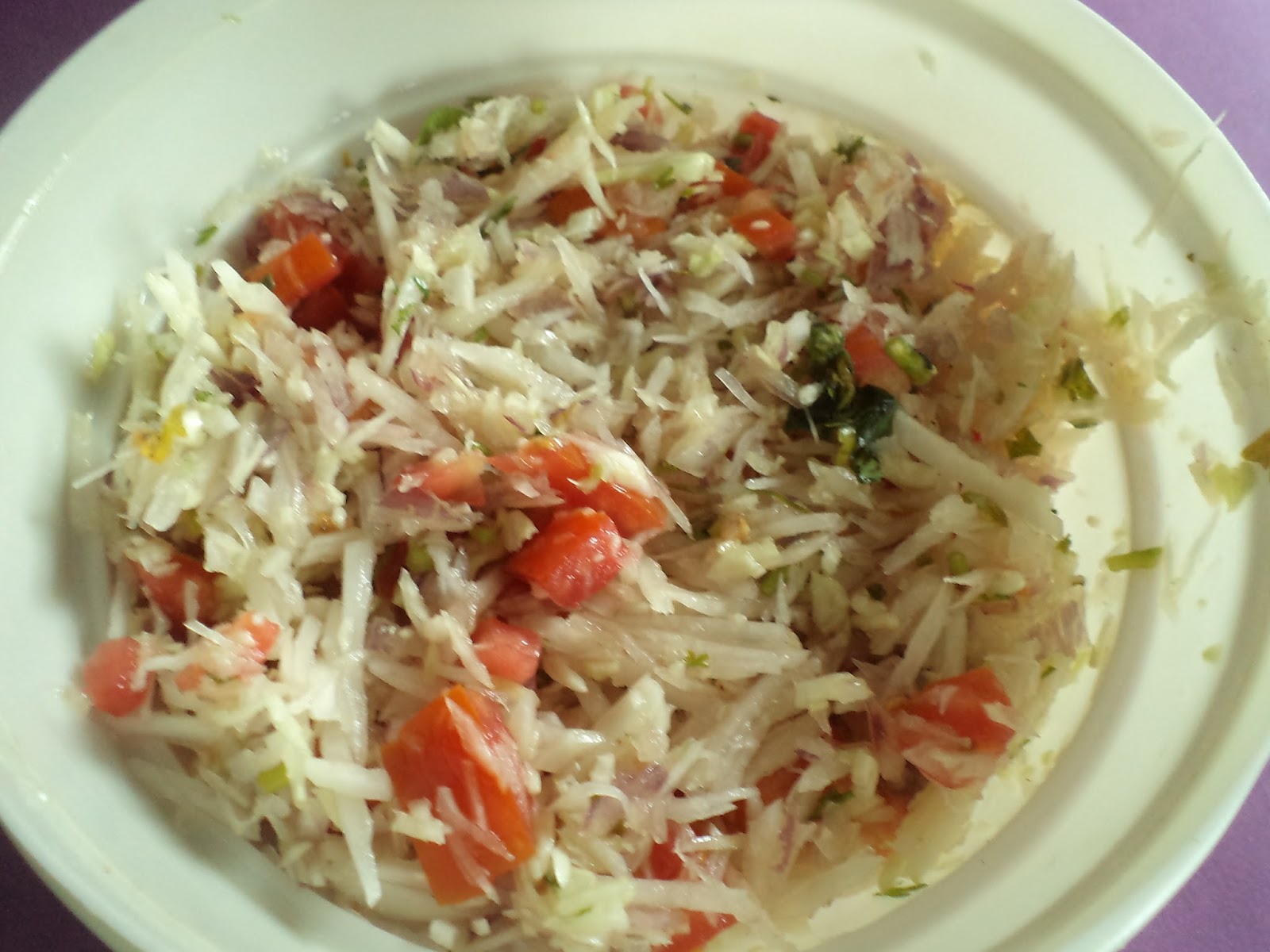 Radish and Tomato Salad - Sneha's Recipe